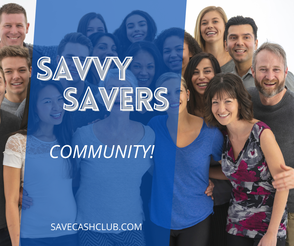 Welcome to the Savvy Savers Community!